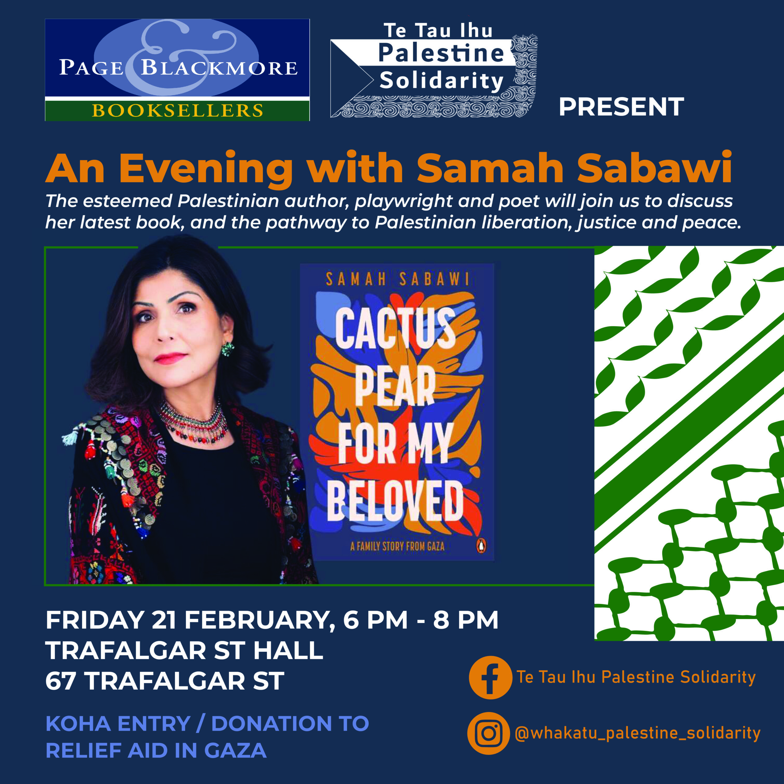 Author Event – An Evening with Samah Sabawi – Page & Blackmore